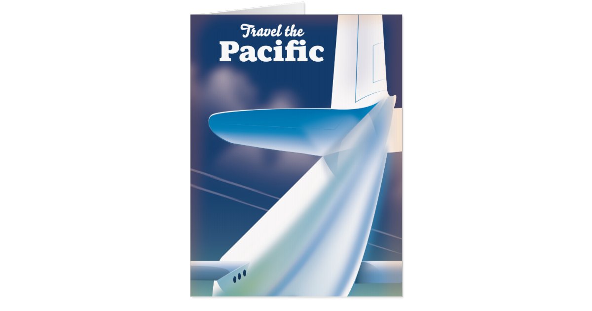 Travel the Pacific Card | Zazzle
