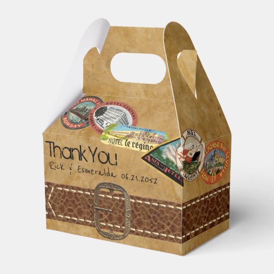 Travel Theme Party Favor Box Zazzle travel-theme-party-favor-box-zazzle