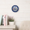 Travel Time Transportation Theme Custom Wall Clock | Zazzle