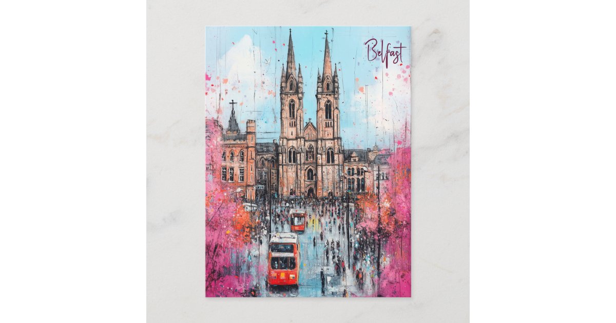 Travel to Belfast Northern Ireland Postcard | Zazzle