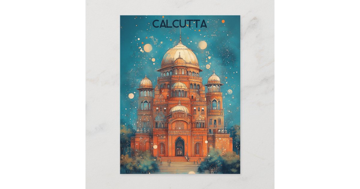 Travel to Calcutta India Postcard | Zazzle