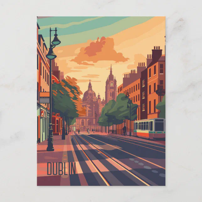 Travel to Dublin Postcard | Zazzle