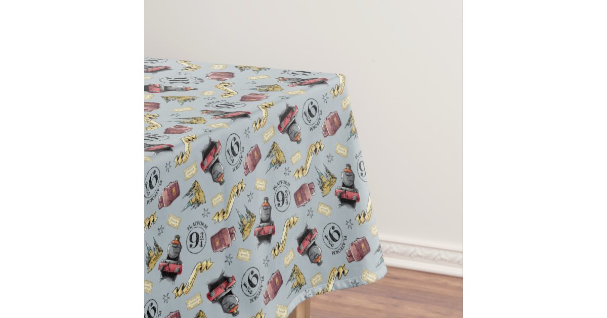 Travel To HOGWARTS™ Pattern Tablecloth | Zazzle