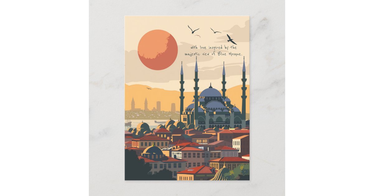 Travel to Istanbul Postcard | Zazzle