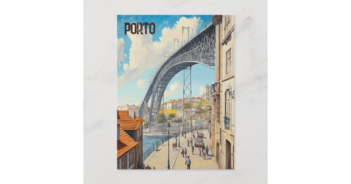 Travel to Porto Portugal Postcard | Zazzle