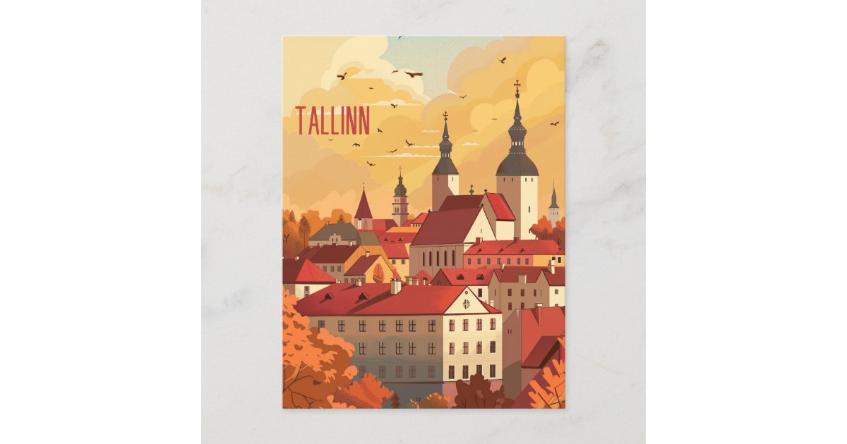 Travel to Tallinn Postcard | Zazzle