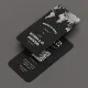 Travel Tour Adventure World Map Silver Black Business Card | Zazzle