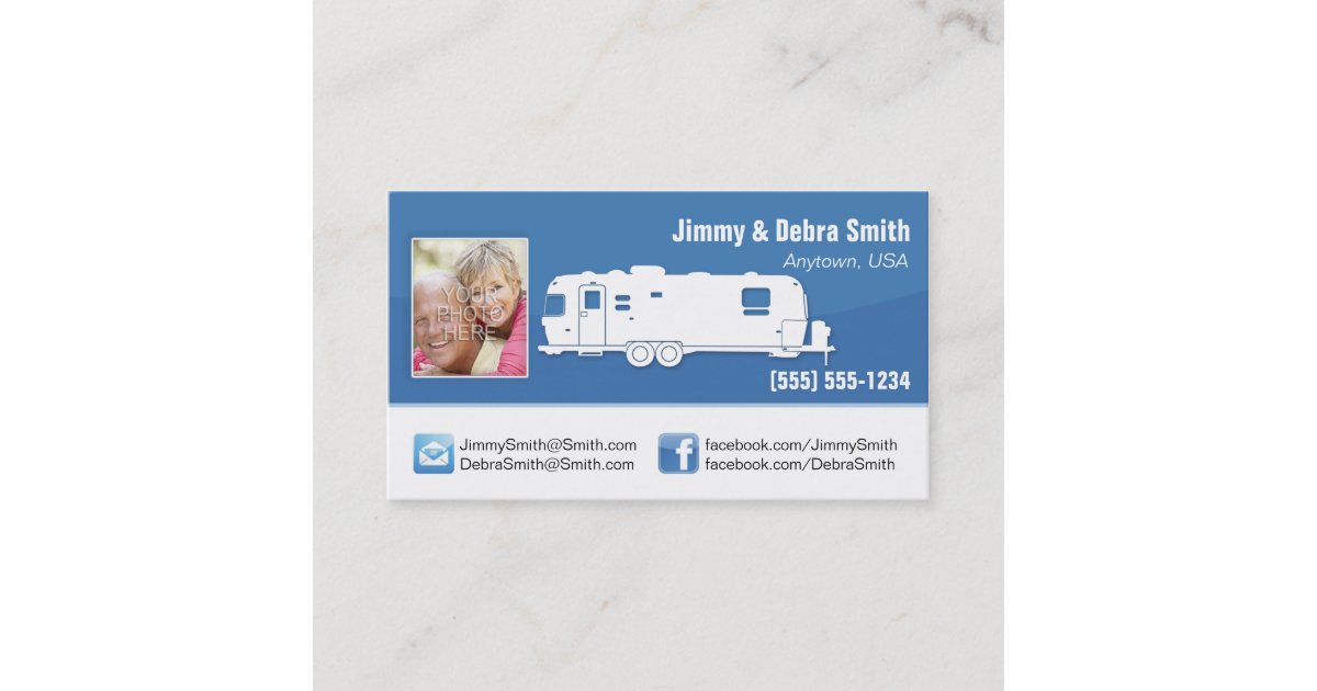 Travel Trailer RV / Camping Cards | Zazzle