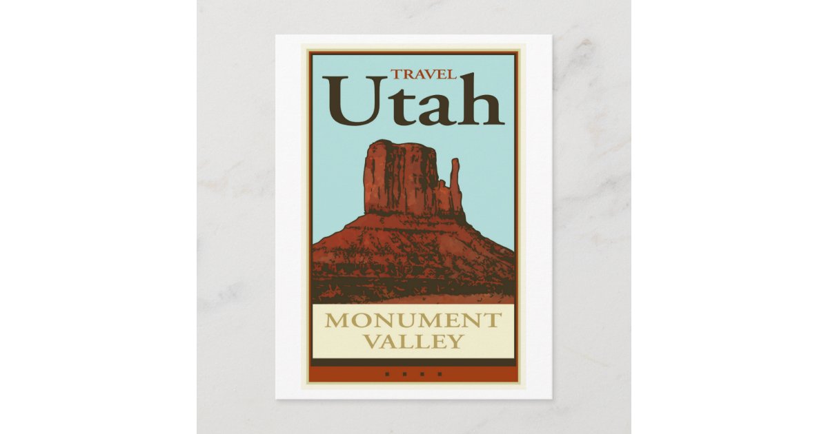 Travel Utah Postcard | Zazzle