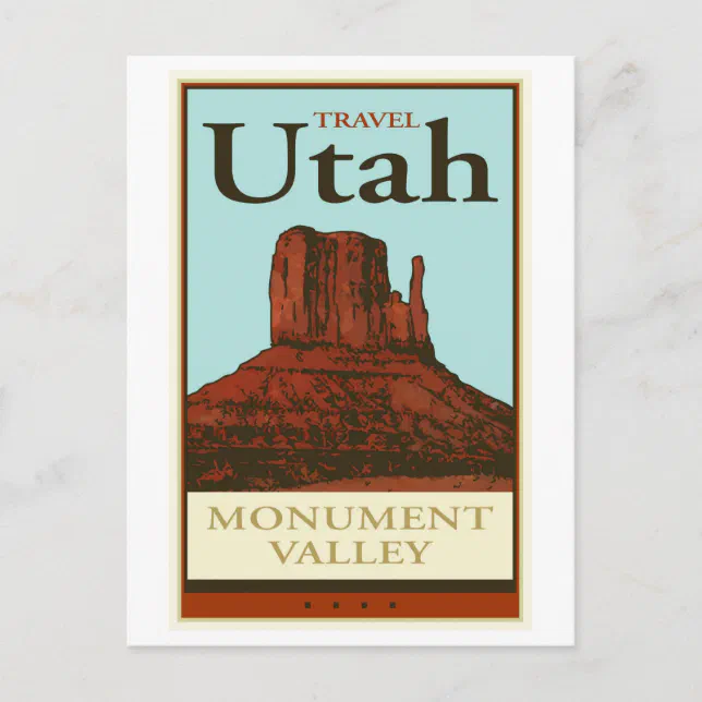 Travel Utah Postcard | Zazzle