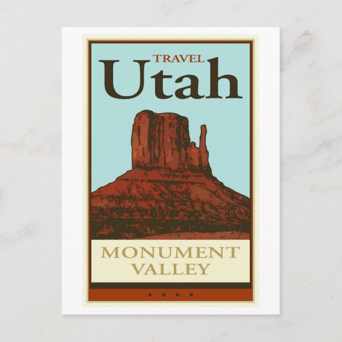 Travel Utah Postcard | Zazzle.com