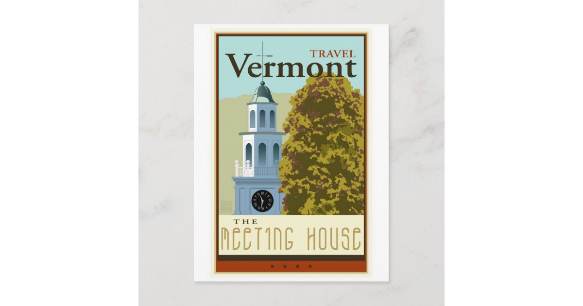 Travel Vermont Postcard | Zazzle