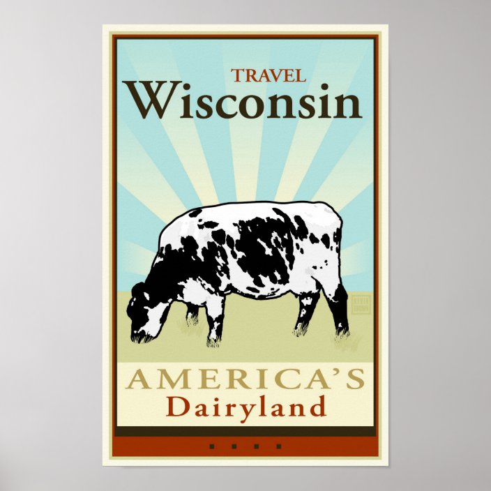 Travel Wisconsin Poster | Zazzle.com
