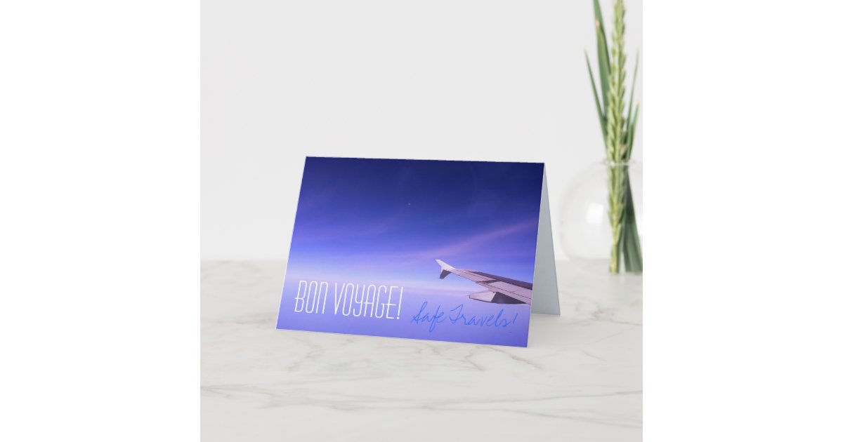 Travel Wishes Card | Zazzle