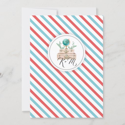 Traveling to Mr and Mrs Travel Destination Wedding Invitation | Zazzle