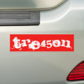 Tre45son Bumper Sticker | Zazzle