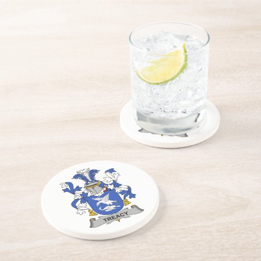 Treacy Family Crest Coaster | Zazzle