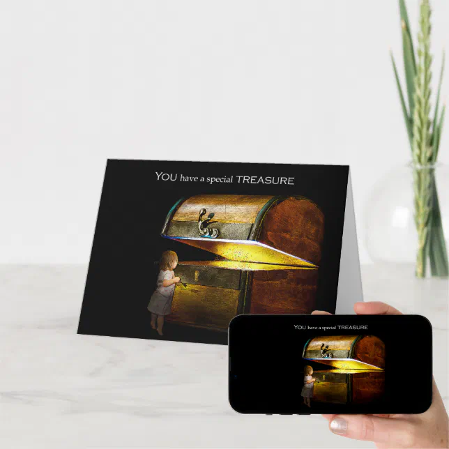 Treasure Chest Card | Zazzle