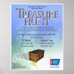 Treasure Hunt Poster | Zazzle
