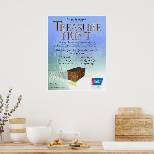 Treasure Hunt Poster | Zazzle