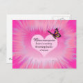 Treasured Memories Butterfly Poem Postcard | Zazzle