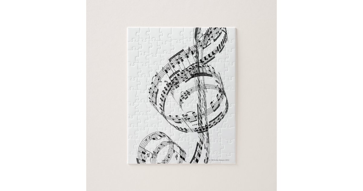 Treble Clef Jigsaw Puzzle | Zazzle