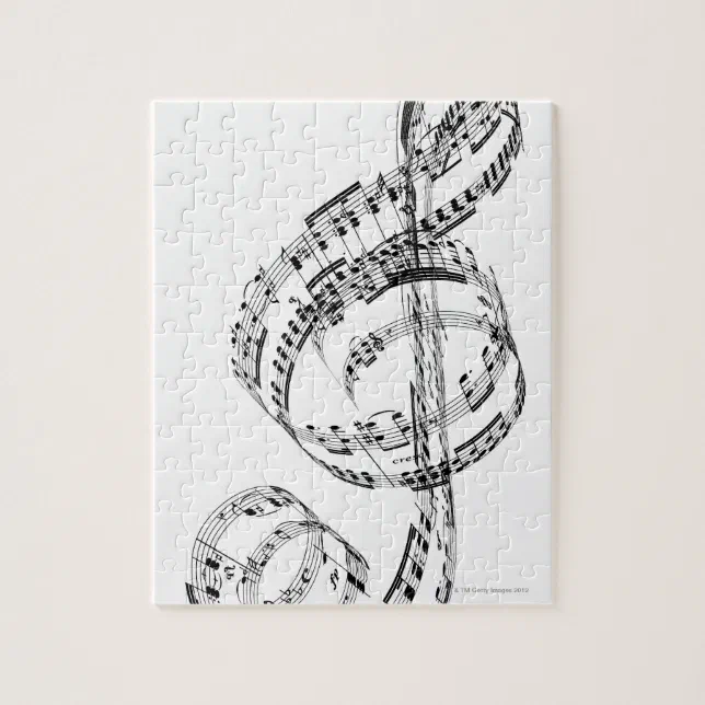 Treble Clef Jigsaw Puzzle | Zazzle