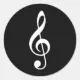 Treble Clef Sticker | Zazzle
