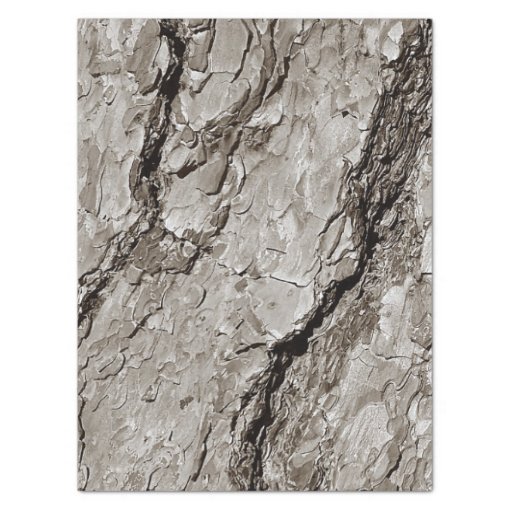 Tree Bark A Tissue Paper | Zazzle
