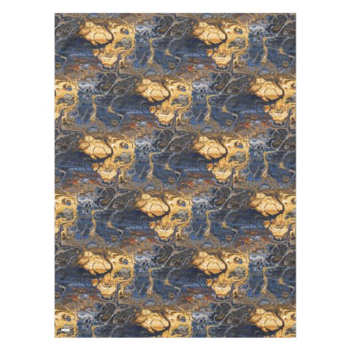 Tree Bark Marbled Abstract Tablecloth | Zazzle