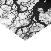 Tree Black and White Silhouette Tissue Paper | Zazzle