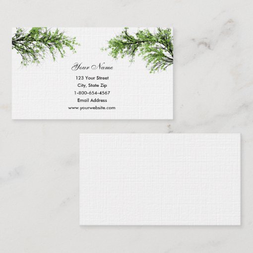 Tree Branches Business Cards | Zazzle