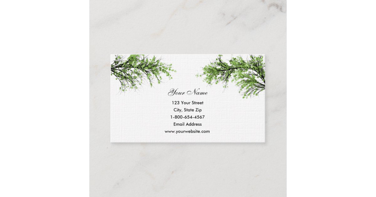 Tree Branches Business Cards | Zazzle