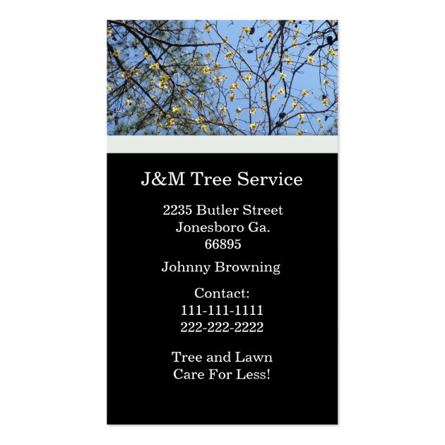 Tree Business Card