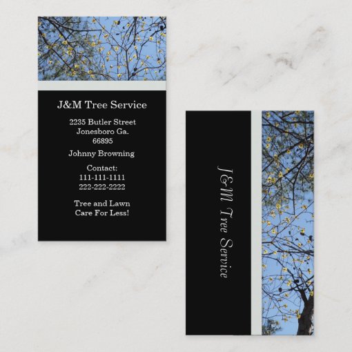 Tree Business Card | Zazzle