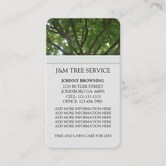 Tree Business Card | Zazzle.com