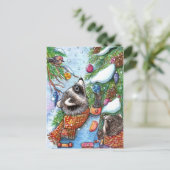 Tree Decorating Postcard | Zazzle