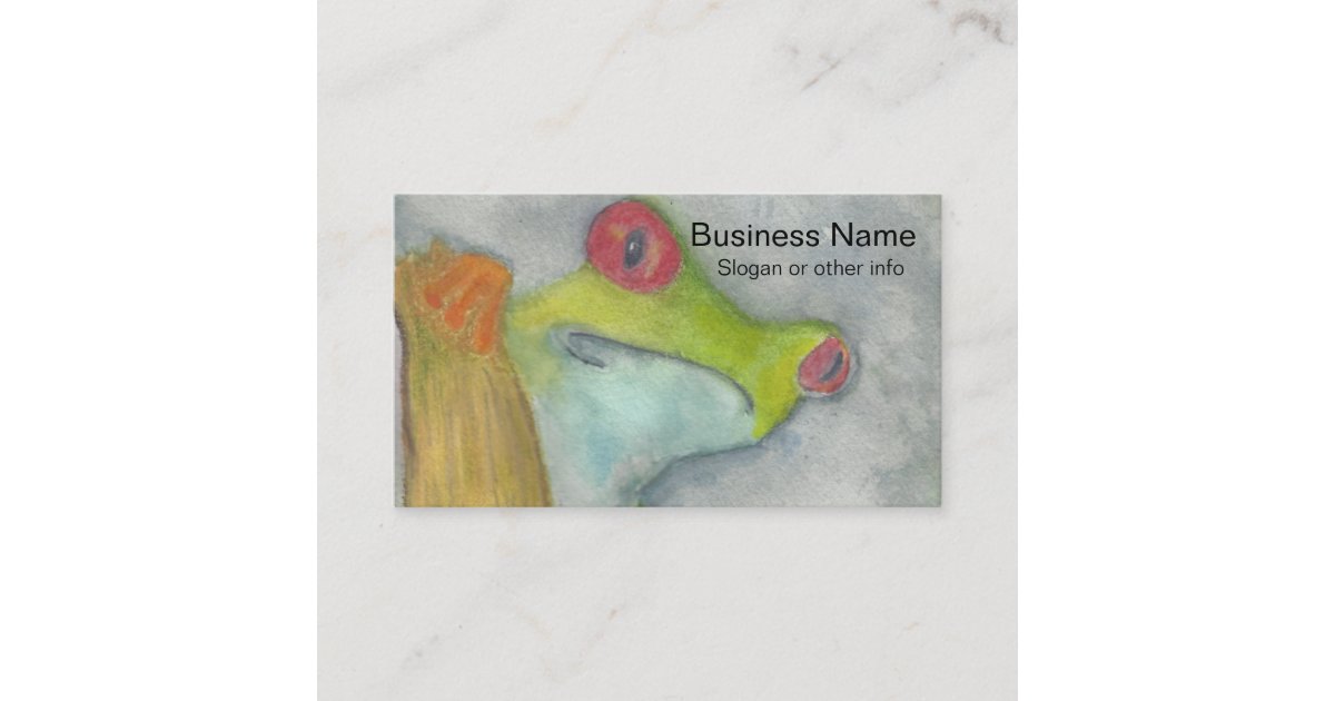 Tree Frog Business Card | Zazzle
