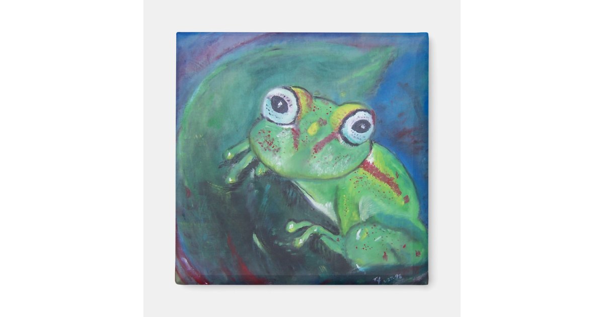 Tree Frog by Tiffany Deering Magnet | Zazzle