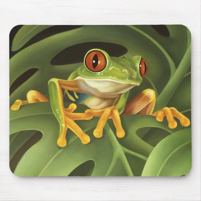 Tree Frog Mouse Pad | Zazzle