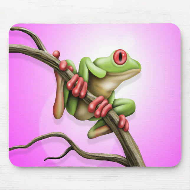 Tree Frog Mouse Pad | Zazzle