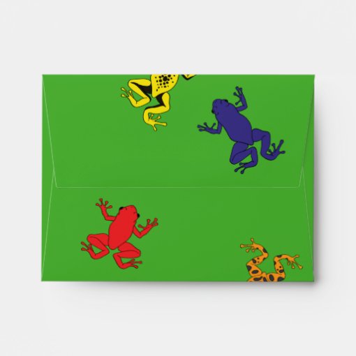 Tree Frogs Cute Kid's Envelope | Zazzle