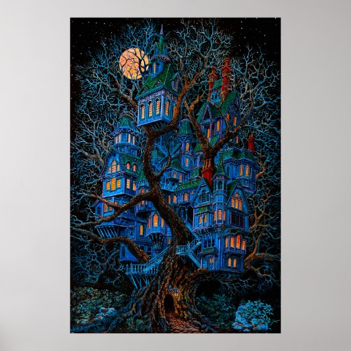 Tree House Poster | Zazzle