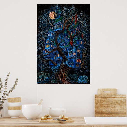 Tree House Poster | Zazzle