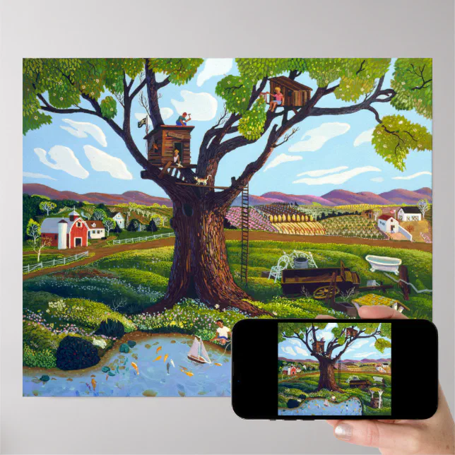 Tree House Poster | Zazzle