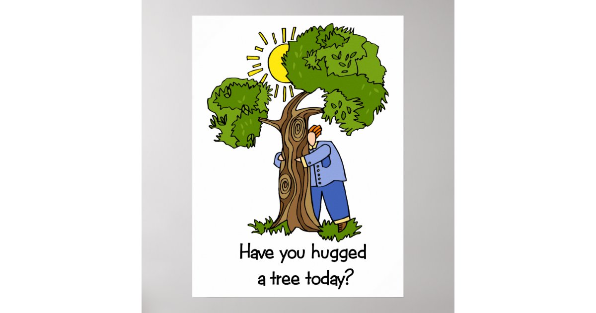 Tree Hugger poster | Zazzle