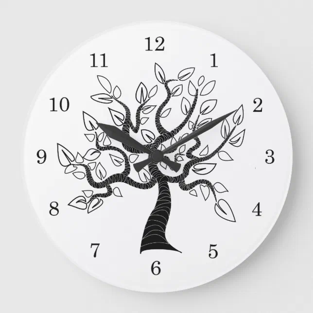 Tree of Life Art Large Clock | Zazzle