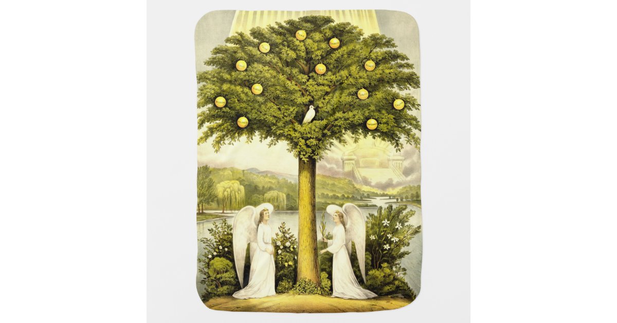 Tree of Life baby blanket | Zazzle