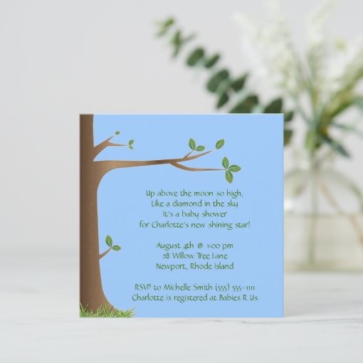 tree of life; baby shower invitation | Zazzle