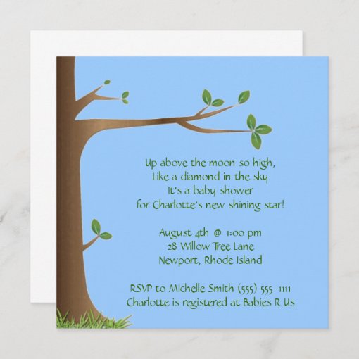 tree of life; baby shower invitation | Zazzle